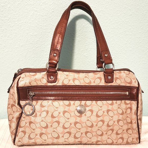 Coach | Bags | Coach Signature Chelsea Satchel Khaki Toffee Bag | Poshmark